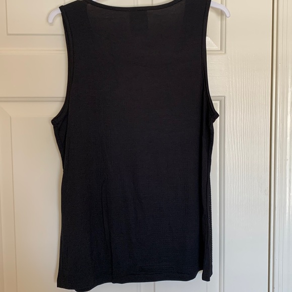Vocal | Tops | Nwt Vocal Black Rhinestone Tank Size Large Gorgeous And ...